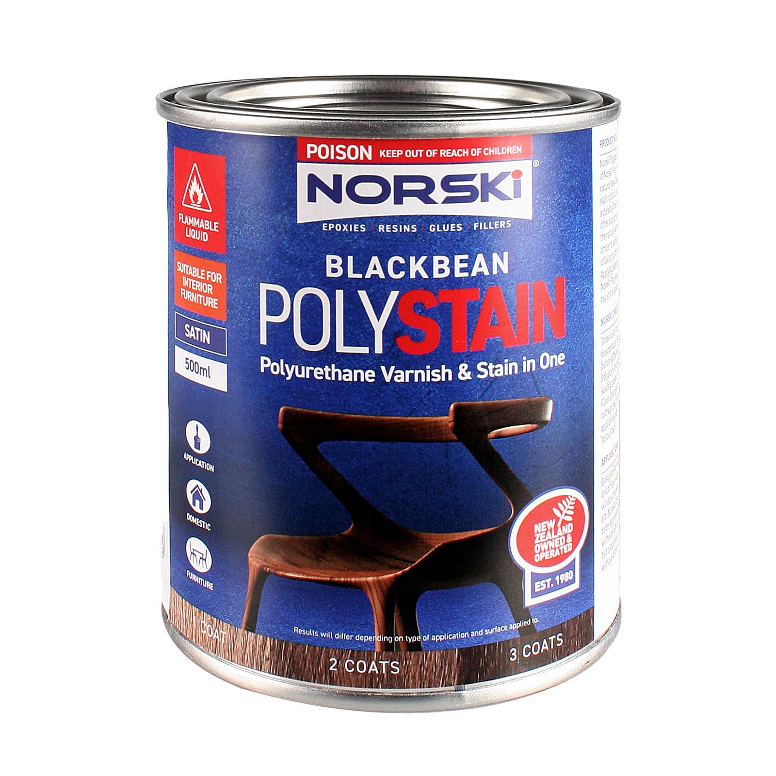 Polystain: Polyurethane and Stain in one - Norski