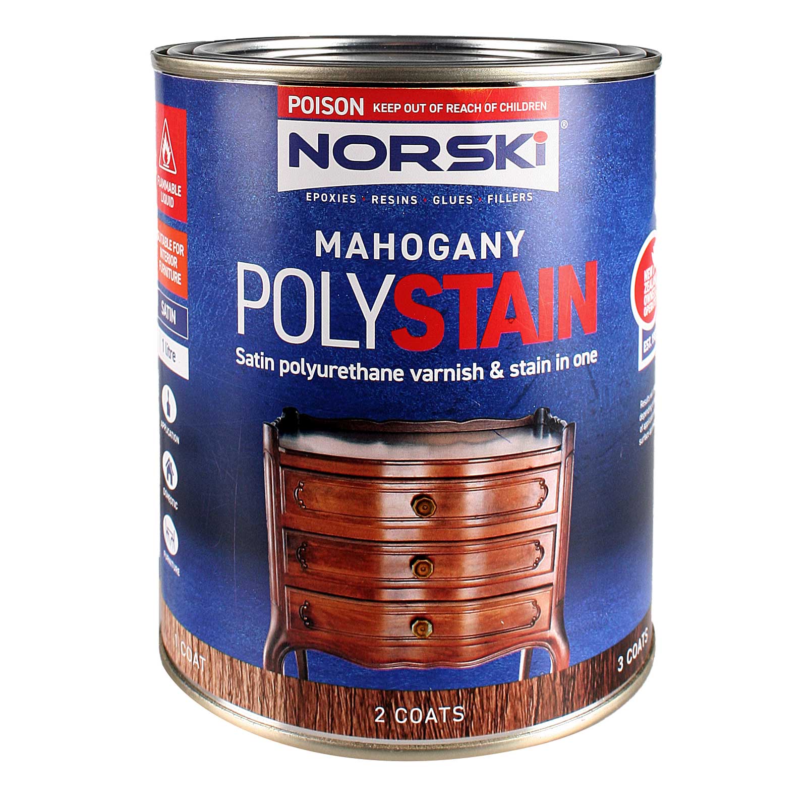 Polystain: Polyurethane and Stain in one - Norski