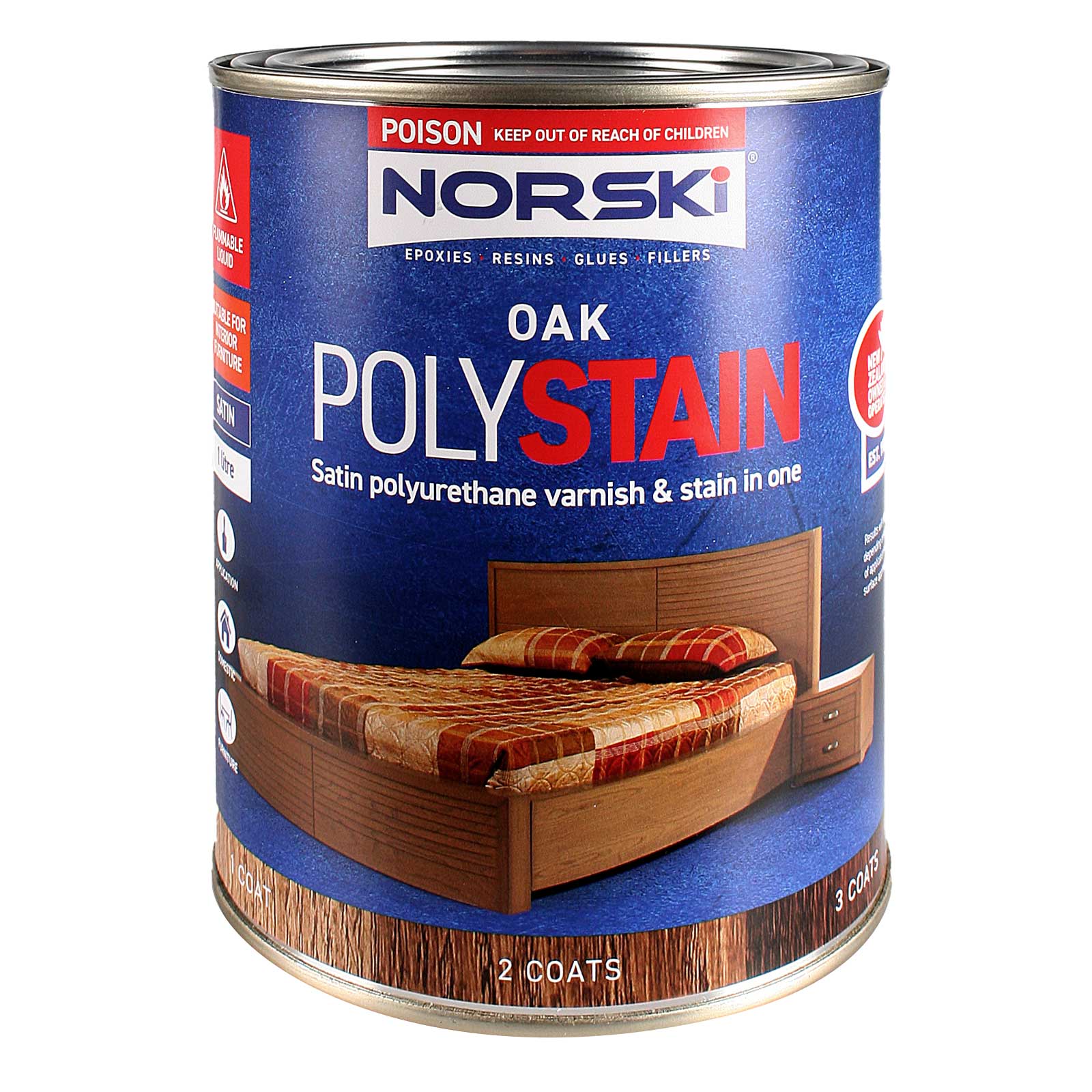 Polystain: Polyurethane and Stain in one - Norski
